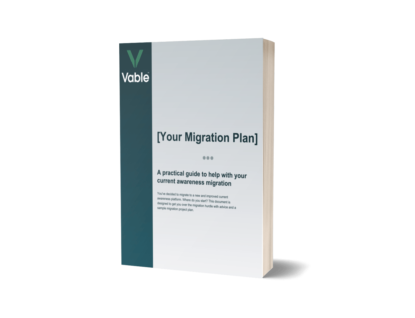 Current Awareness Migration Plan Template